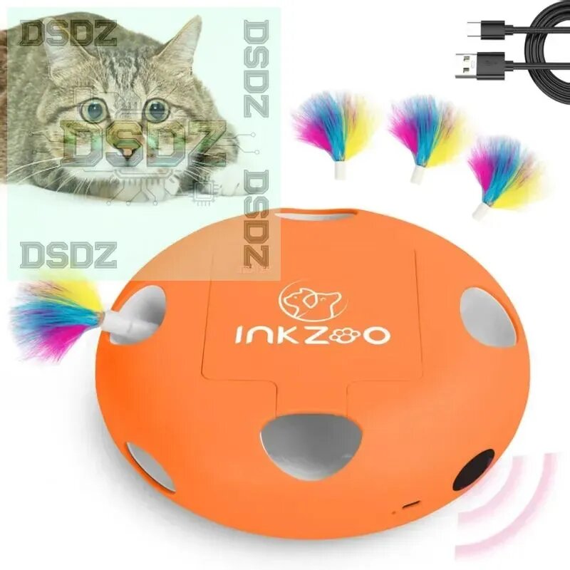 Интерактивная умная забавная игрушка для домашних животных cat box дразнилка для котят и котов