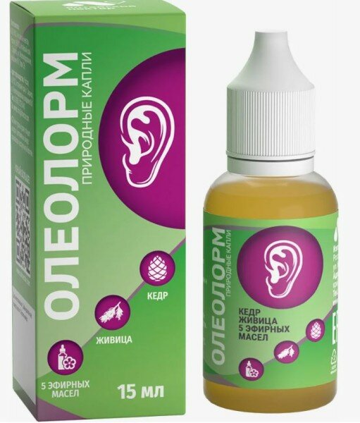 Капли для ушей каплиотин 15 мл