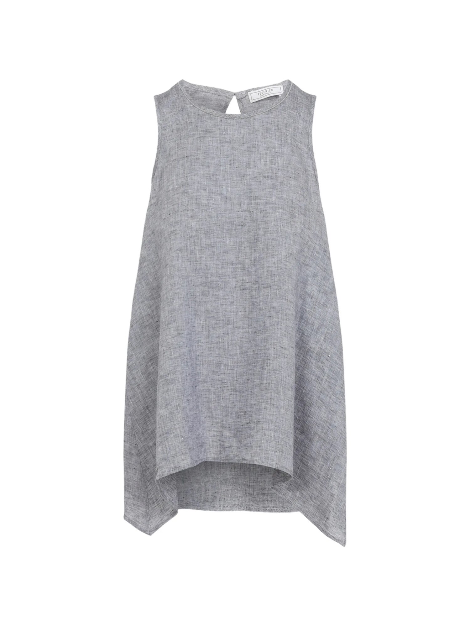 Блуза Keyhole asymmetrical blouse