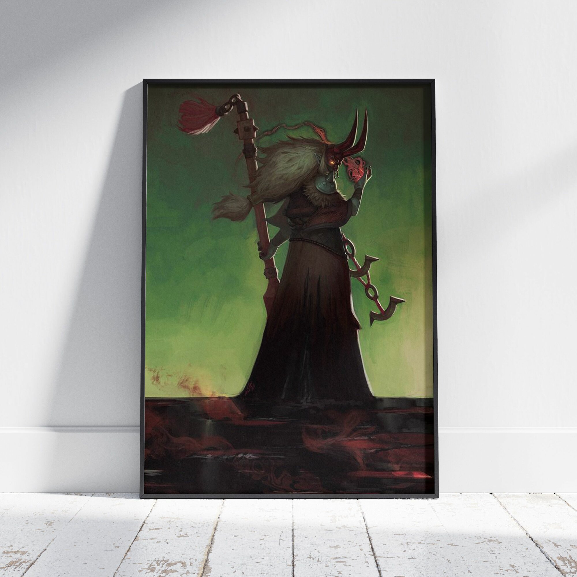 Плакат на стену для интерьера Dota 2 (Grimstroke 2) - Постер по игре формата A3 (30х42 см)