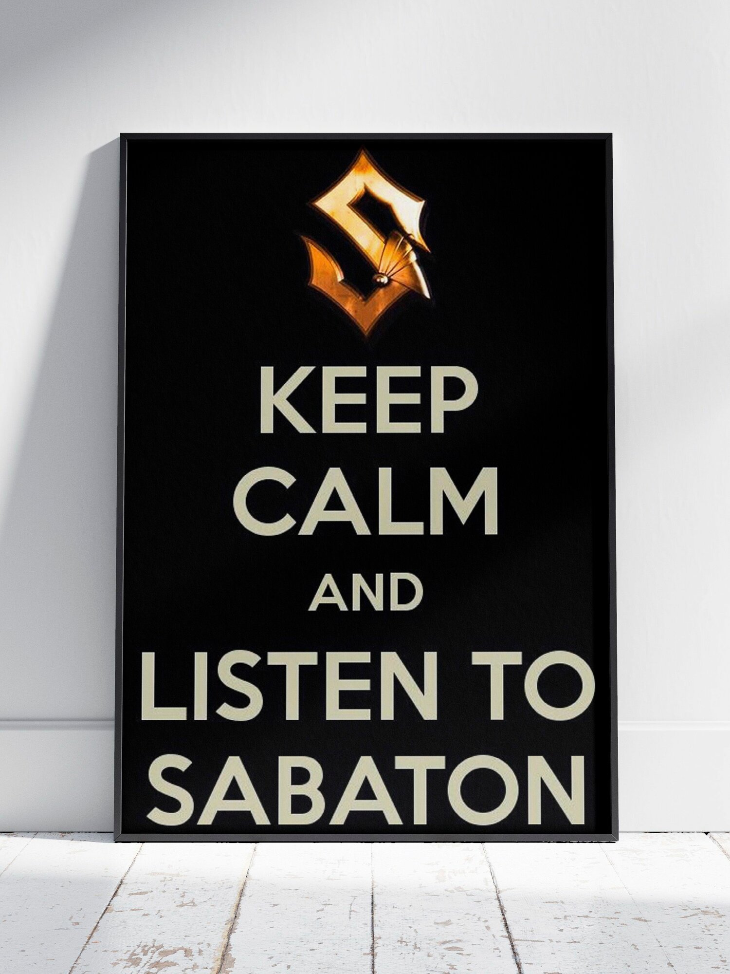 Плакат на стену для интерьера Сабатон (Sabaton 8) - Постер по музыке и артисту формата A4 (21x30 см)