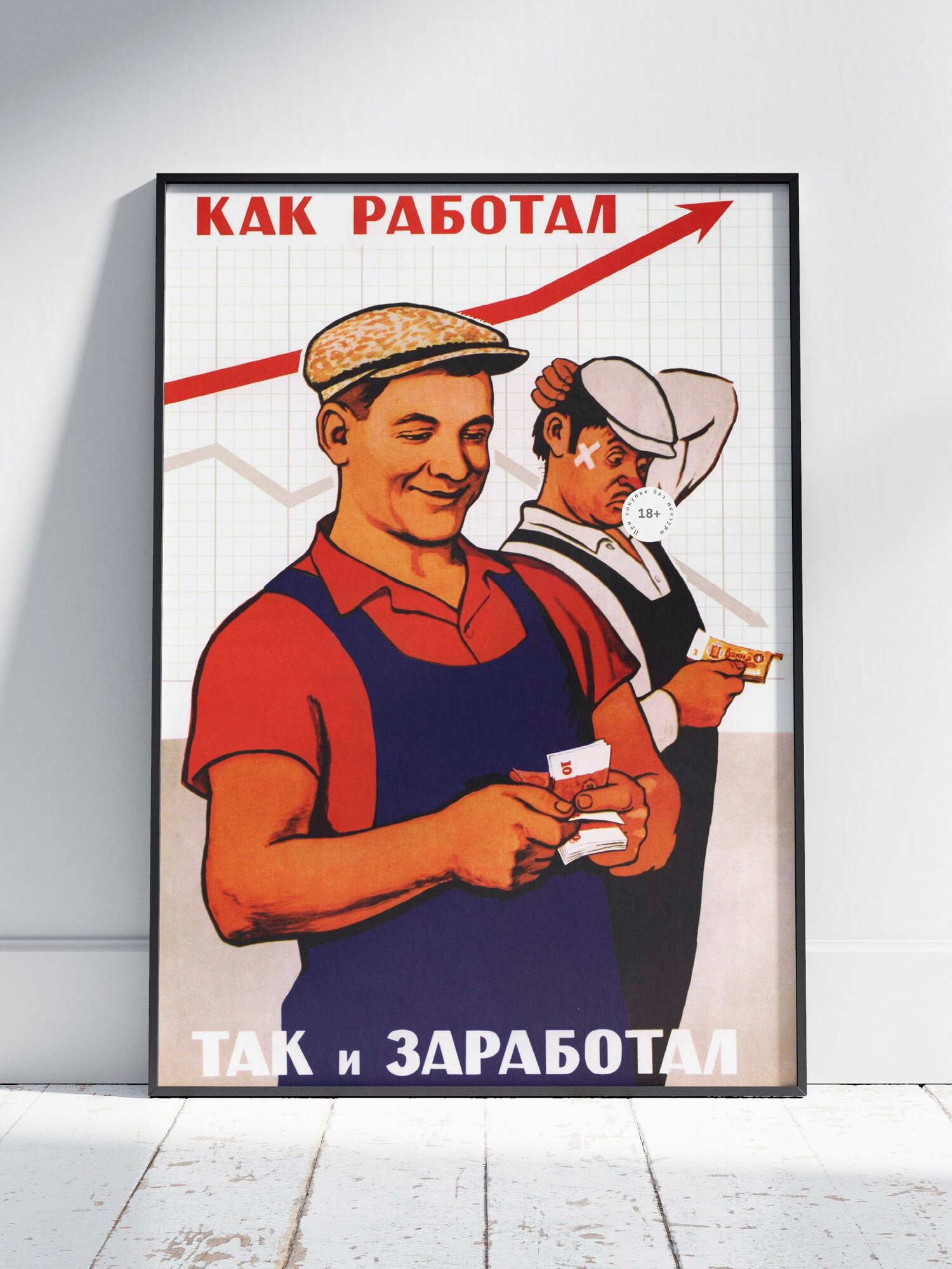Плакат на стену для интерьера Советский Союз (Пропаганда СССР 43) - Постер по истории СССР формата A4 (21x30 см)