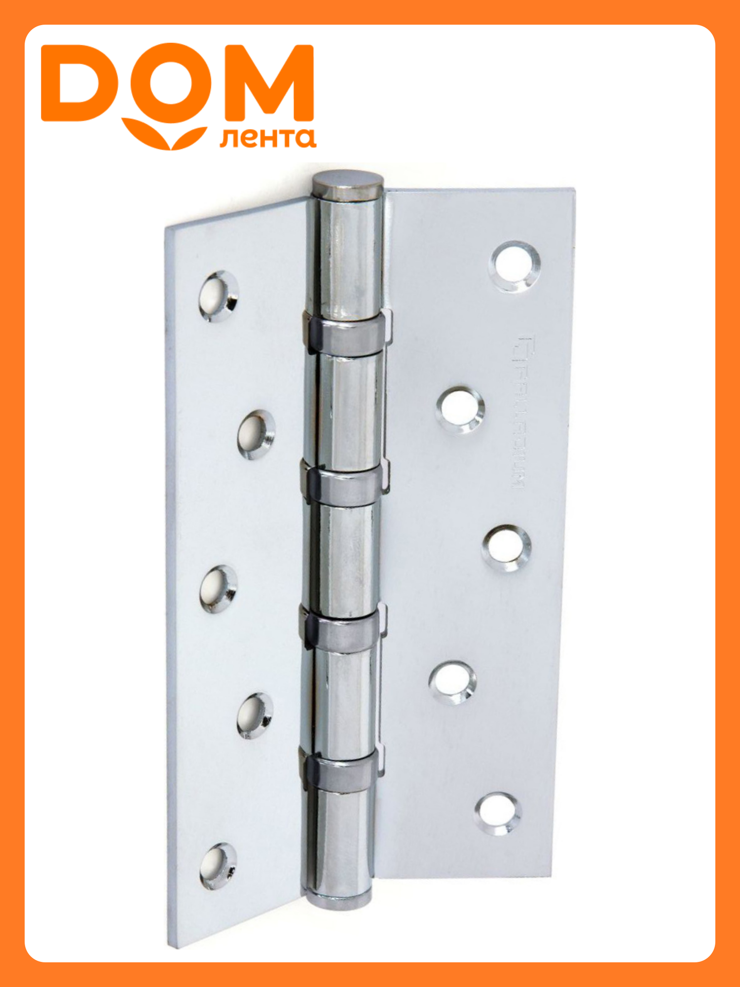 Дверная петля разъемная врезная Palladium N 500 C-S-5 125х75х2,5 мм хром