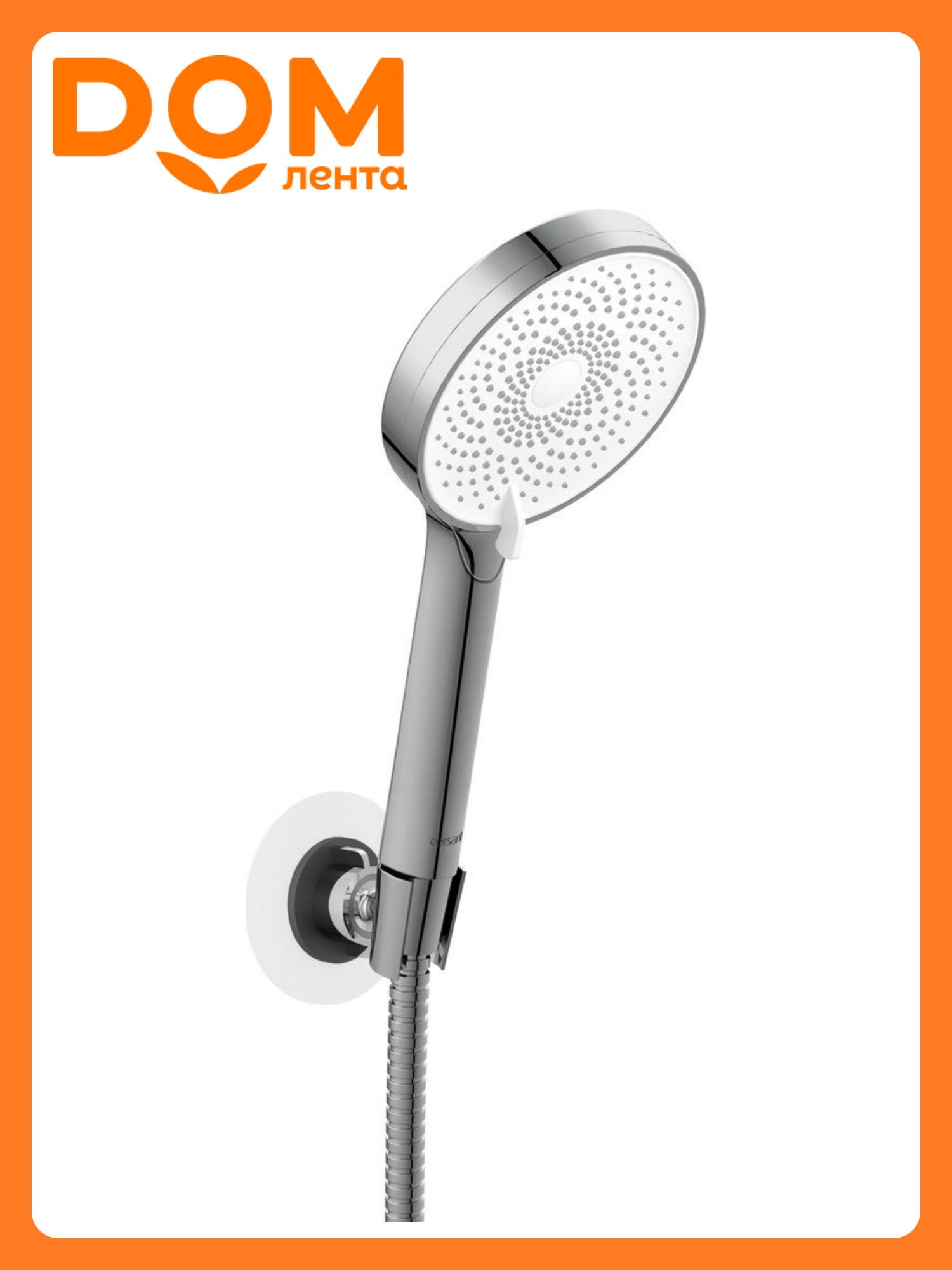 Душевой гарнитур FERRO (держатель лейки) 3 режима шланг 150 металл круг