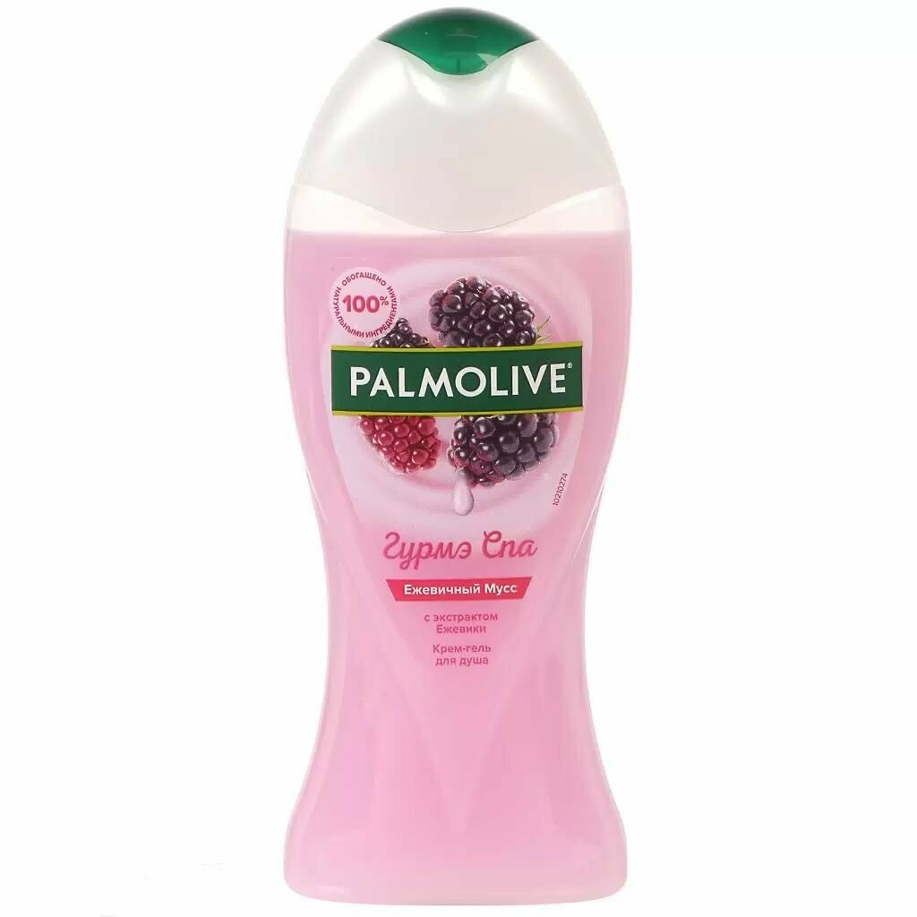 Женский гель-крем для душа Palmolive Гурмэ Спа Ежевичный мусс, 250 мл, Турция
