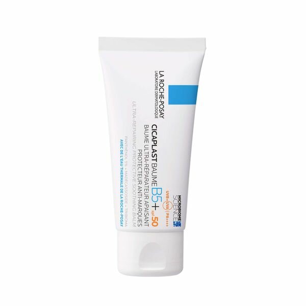 La Roche-Posay Cicaplast B5+ SPF 50+ Восстанавливающий бальзам для лица и тела, предупреждающий появление пигментных пятен, 40 мл