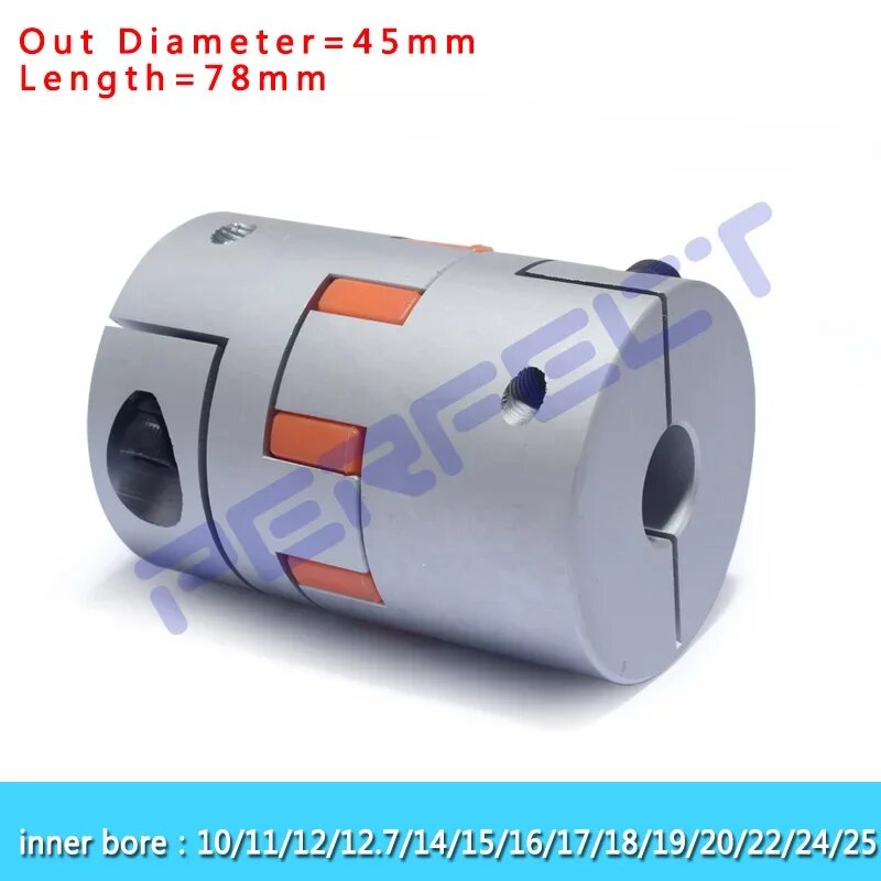 Муфта серводвигателя PFDE D45L78 алюминиевая 10-25 мм 15-18