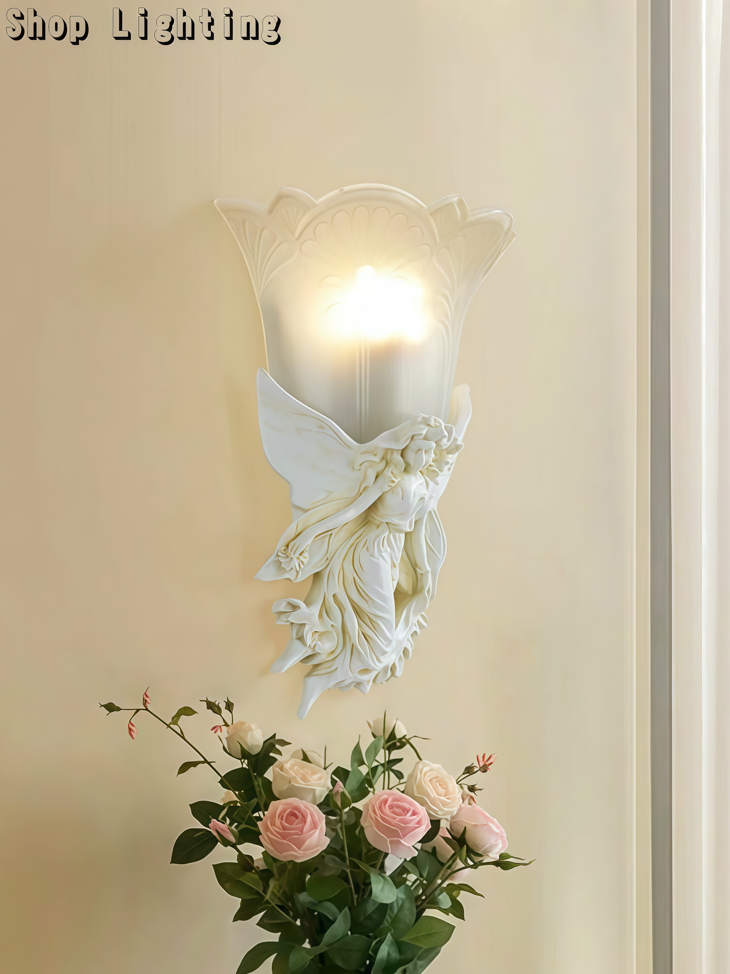 Настенный светильник Clear Lighting, E27, энергосберегающая LED-лампа, теплый белый свет