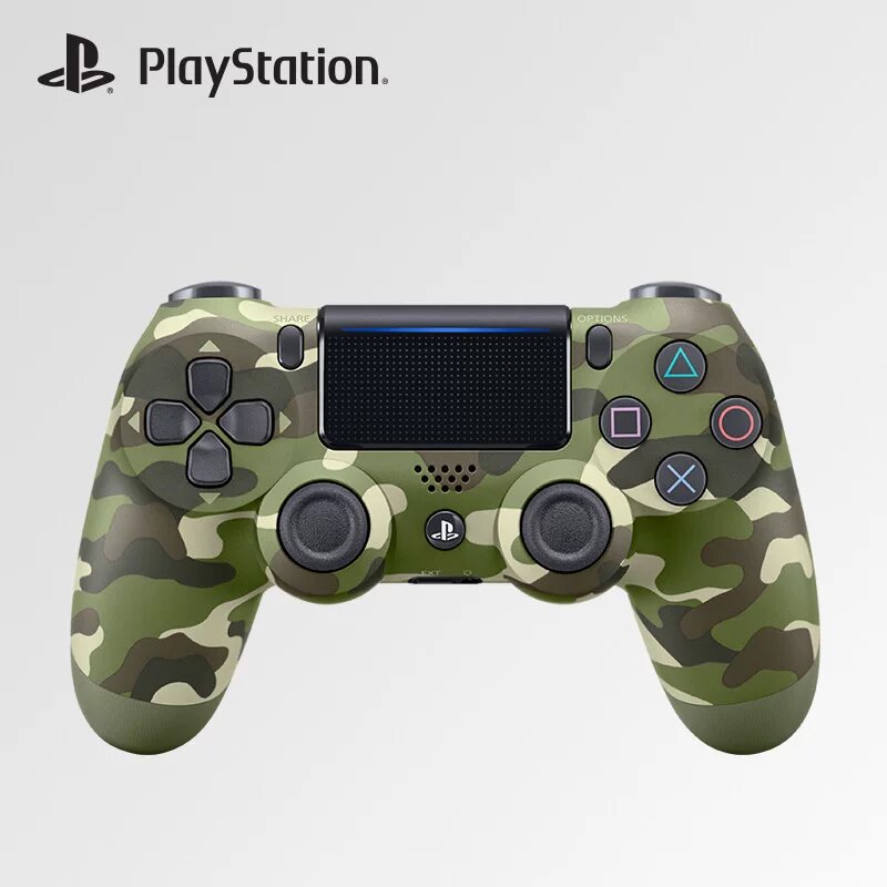 Камуфляжно-зеленый PS4 Pro Беспроводной Контроллер Bluetooth для ПК, Steam, iOS Игровых Устройств - Оригинальный Новый
