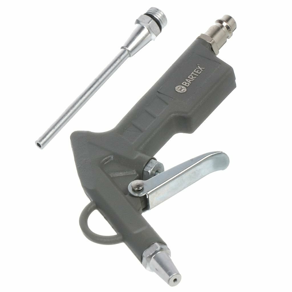 Пневмопистолет продувочный Bartex с удлиненным соплом, быстросъемный для пневмоинструмента