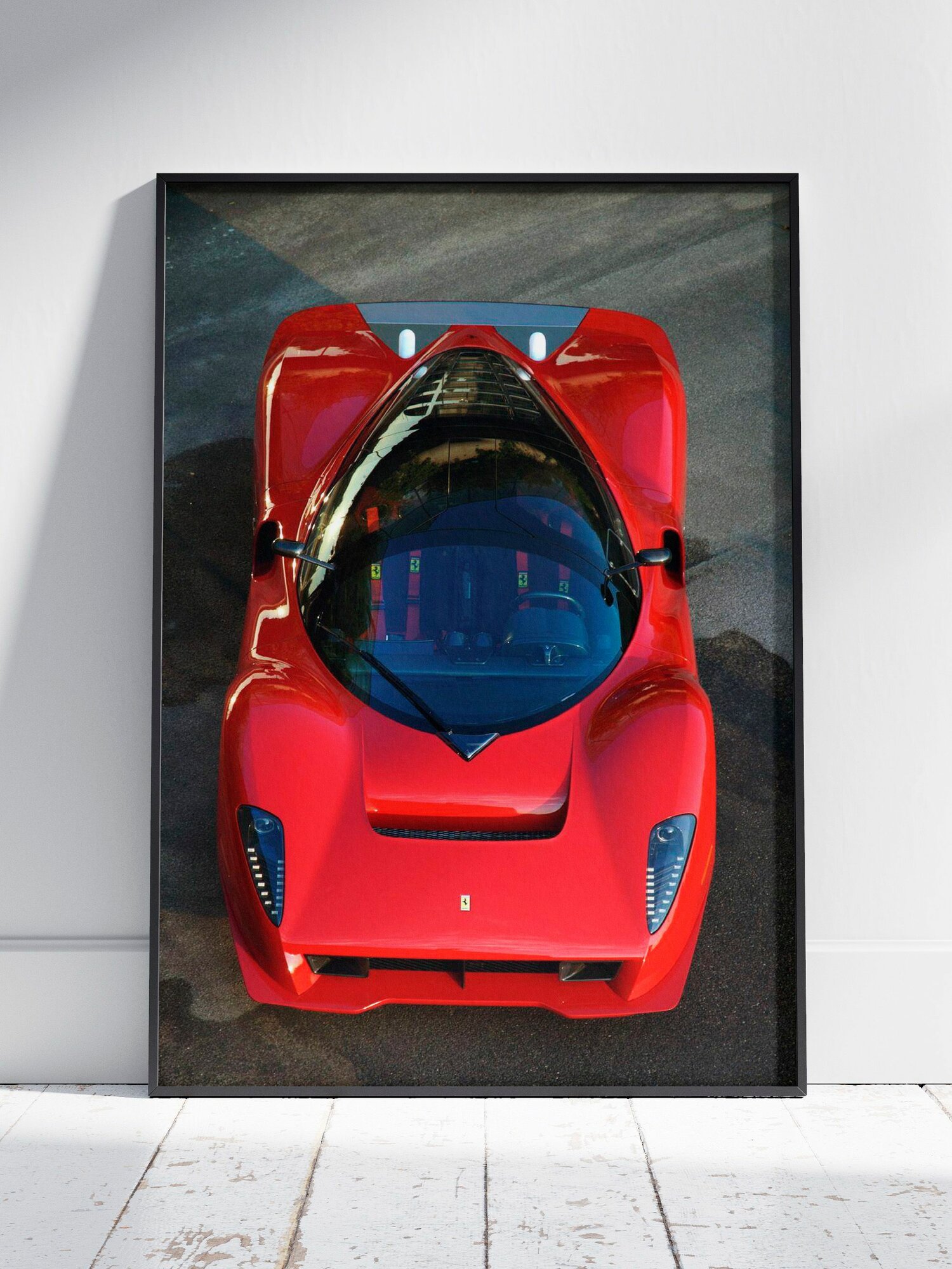 Плакат на стену для интерьера Легенды Авто (Феррари P4 5 от Пининфарина - Ferrari P4 5 by Pininfarina 2) - Постер по машине формата A3 (30x42 см)