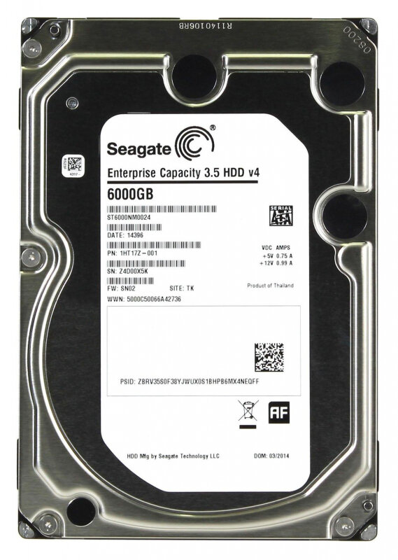 Жесткий диск Seagate 1HT17Z 6Tb SATAIII 3,5" HDD