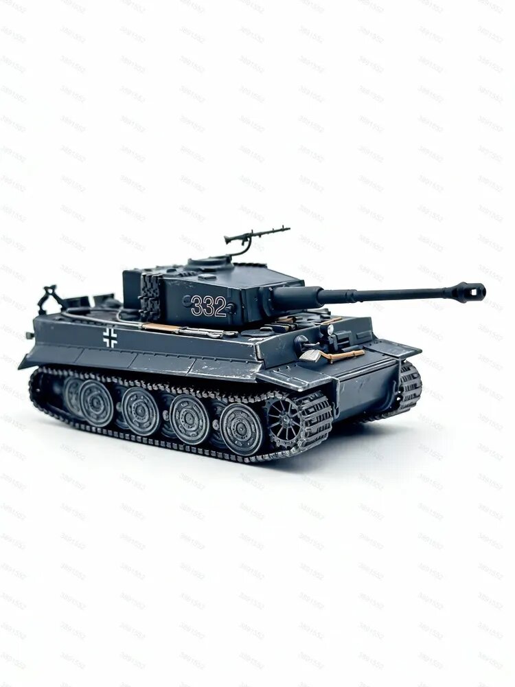 Металлическая модель немецкого тяжелого танка Тигр в масштабе 1/72, статичная модель, коллекционный предмет, подарок.