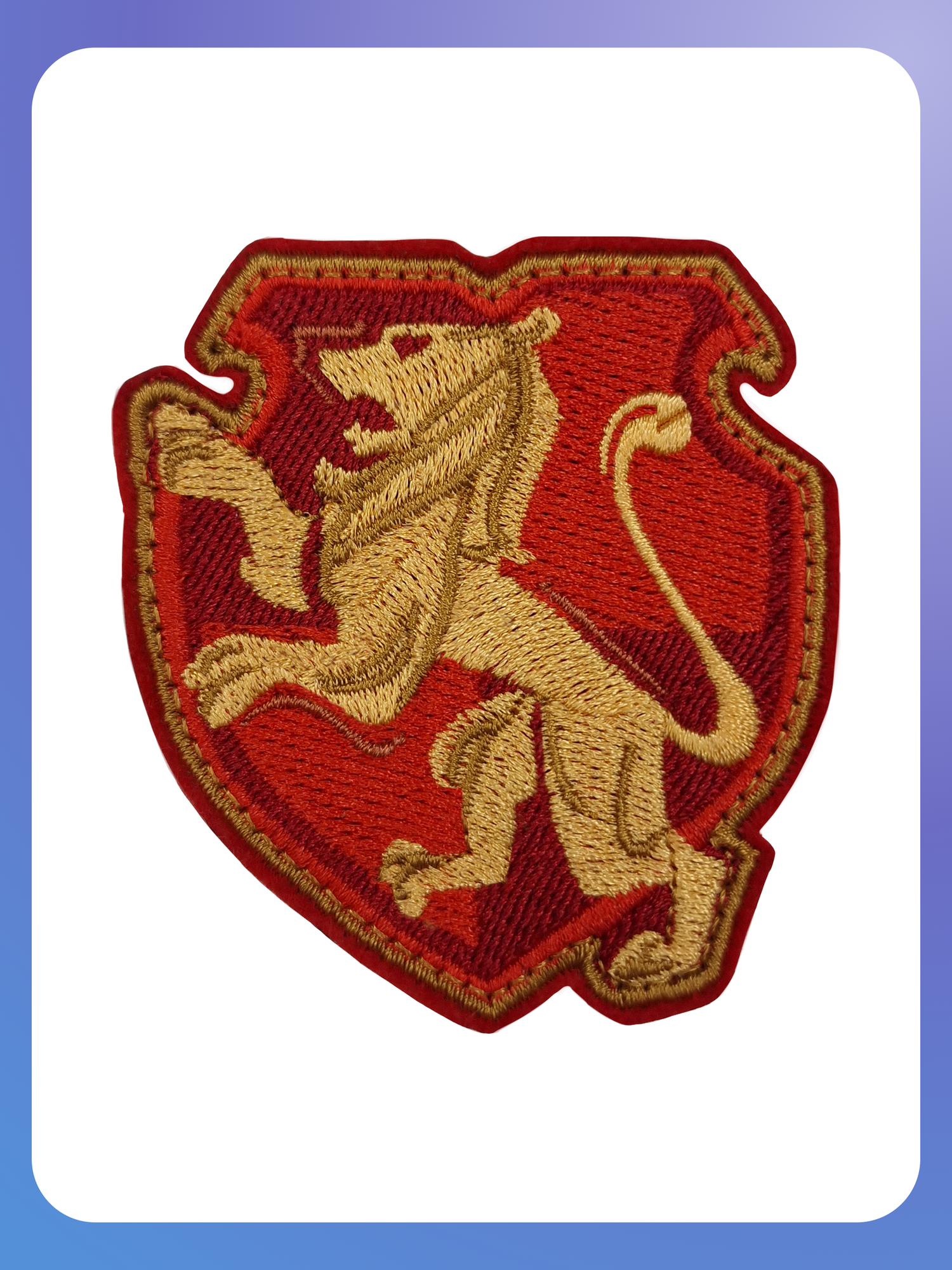 Нашивка Хогвартс Гриффиндор (Hogwarts Gryffindor) на клеевой основе