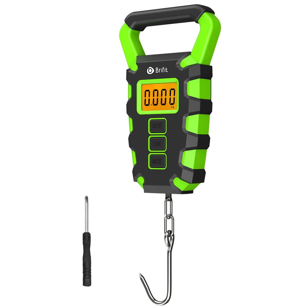 Цифровые весы подвесные, 50 кг, green