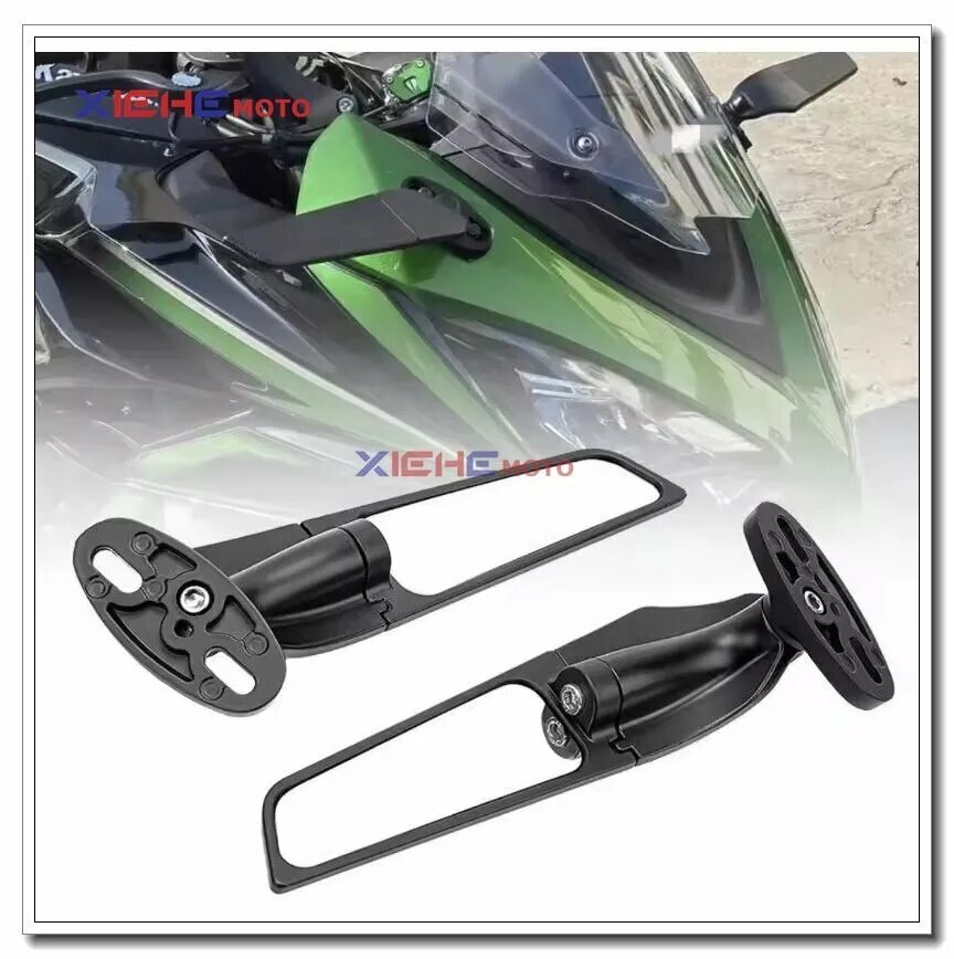 Зеркала для мотоцикла, крылышки, регулировка бокового крыла для YAMAHA YZF R1 R6 R3 R7 Honda CBR600 CBR1000 Kawasaki NINJA ZX6R ZX10R SUZUKI GSXR