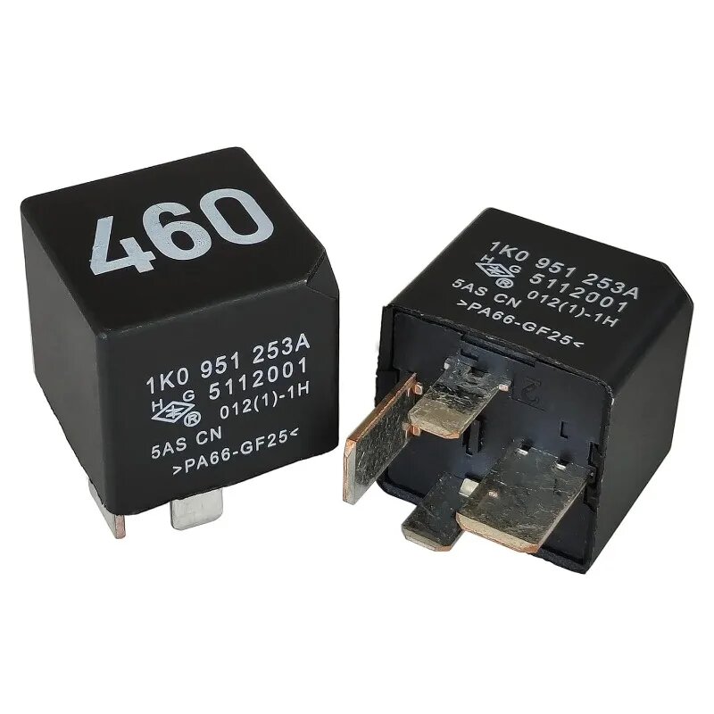 Реле блока управления двигателем 12В 4-контактное 460 ECU для VW Golf Jetta MK5 Passat B6 Touran Tiguan Skoda Audi A3 TT Seat 1K0951253A