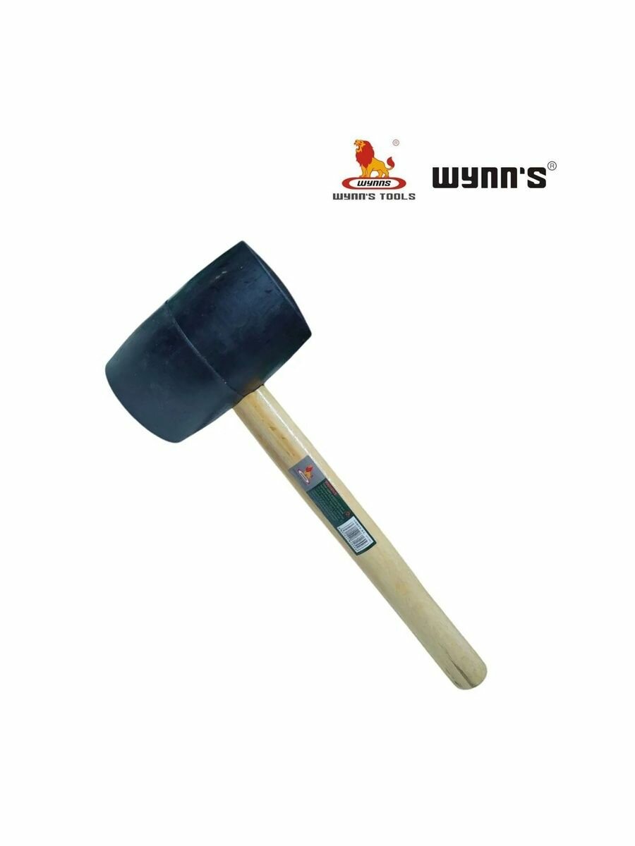 Киянка резиновая (черная) 750г W0165C/Wynns Tools