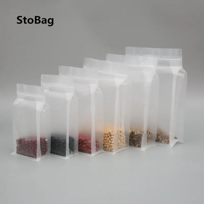Прозрачные пакеты для хранения 10x20 см, 50 шт