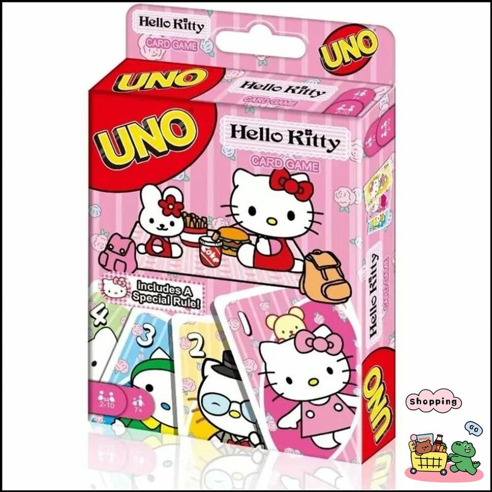 Настольная карточная игра UNO Hello Kitty карт, Привет, Новая версия игры для всей семьи