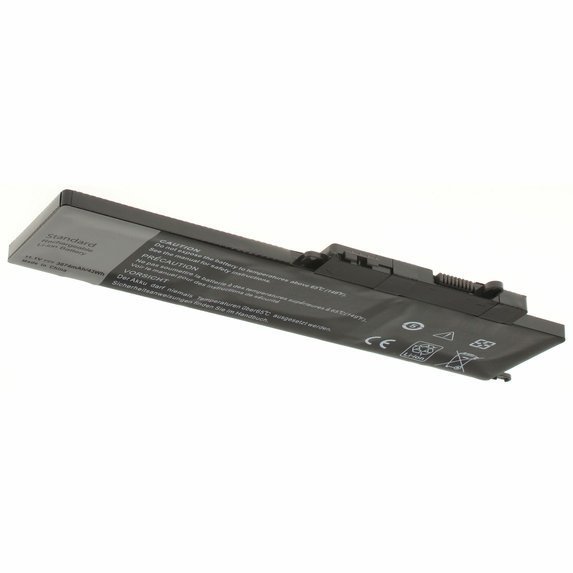 Аккумулятор iBatt 3800mAh для ноутбука Dell 04K8YH, GK5KY