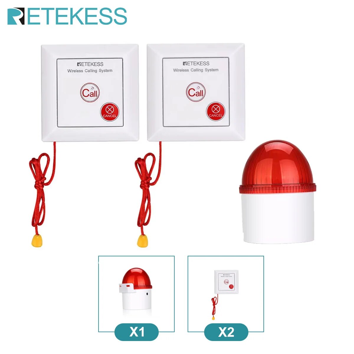 Retekess TH103 Стробоскопическая сирена, цвет 1-2