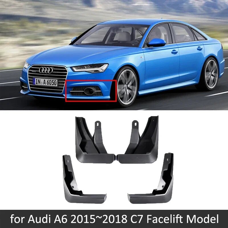 Брызговики Audi A6 C7 Facelift 2015~2018