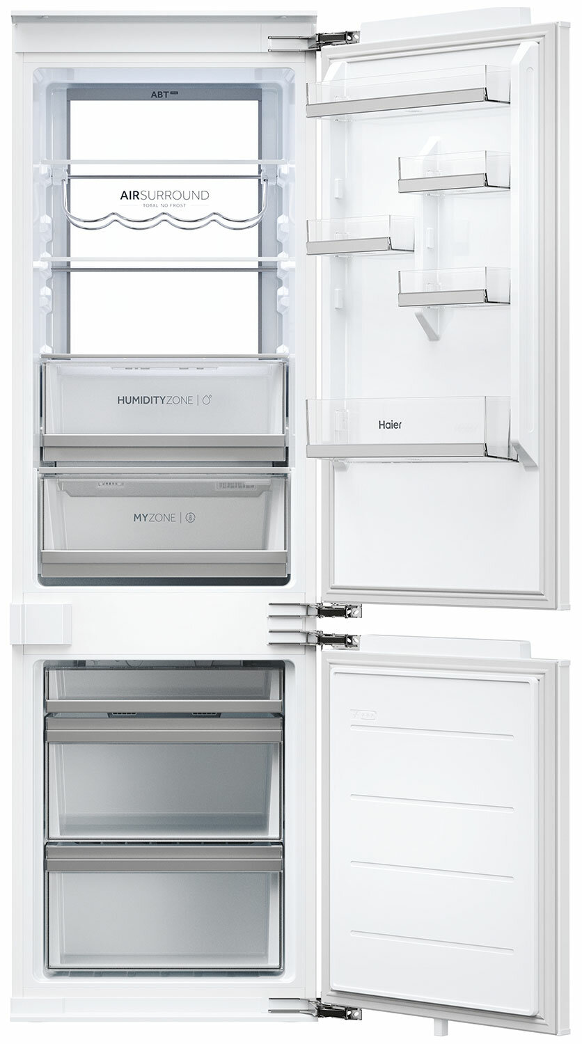 Встраиваемый двухкамерный холодильник Haier HBCN5177CU1
