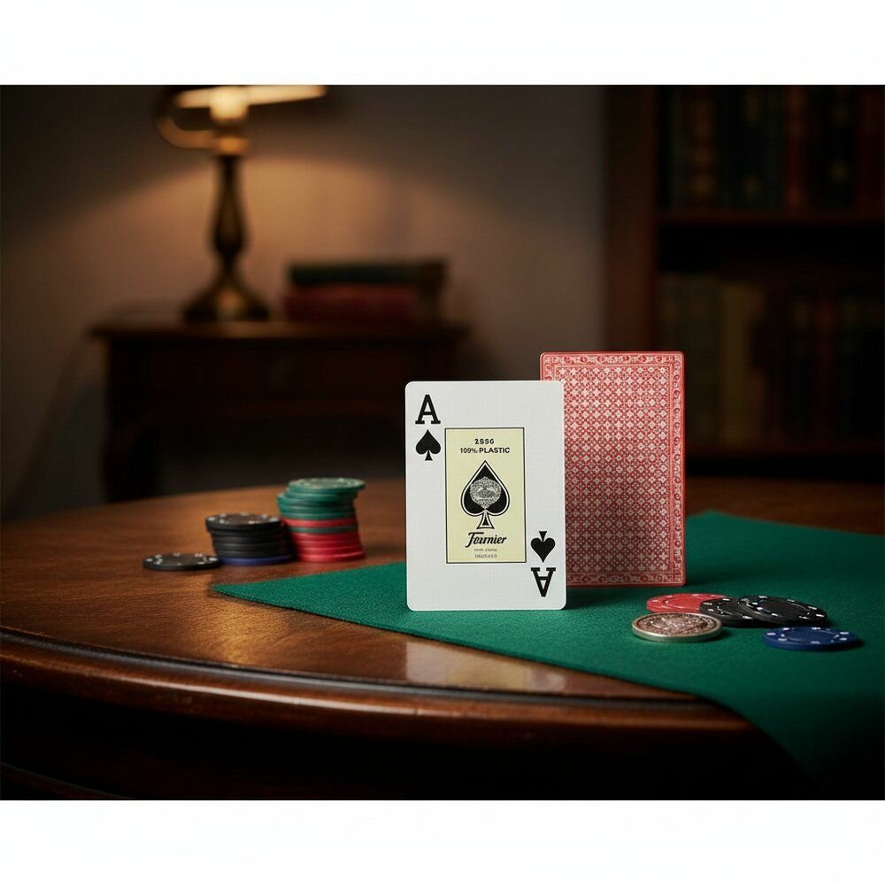 Карты "Fournier 2826 Bridge red"