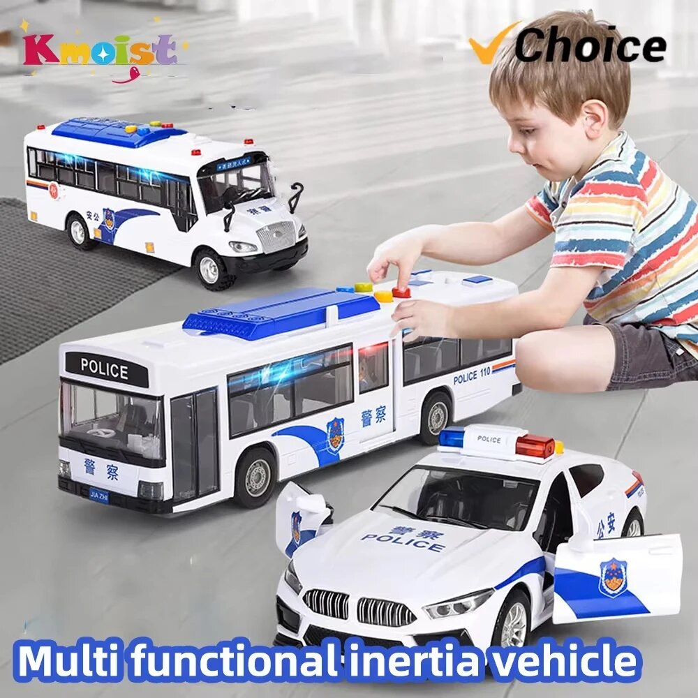 Инерционная полицейская машина Kmoist Bus1