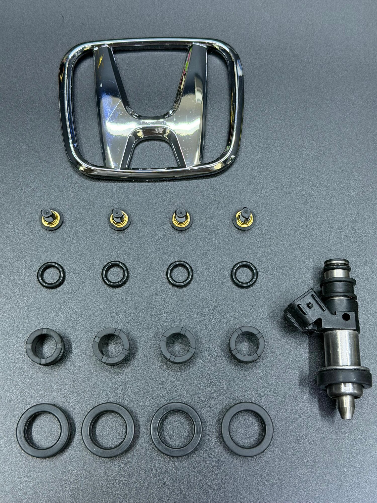 Комплект колечек топливной форсунки на 4 штуки Honda CF F20B