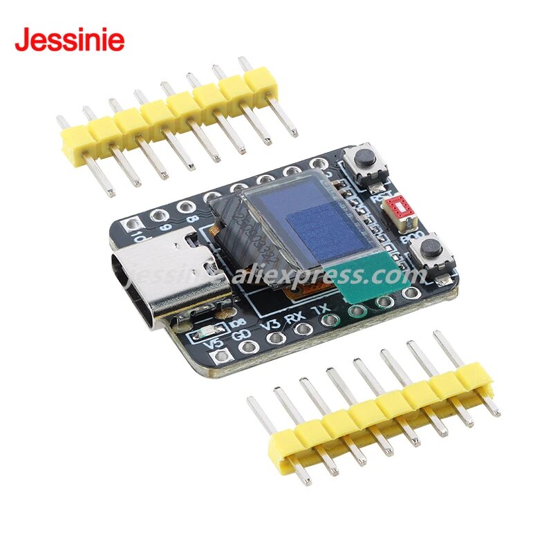 ESP32-C3 OLED Black 0.42", WiFi, Bluetooth, 4M Flash (2шт)