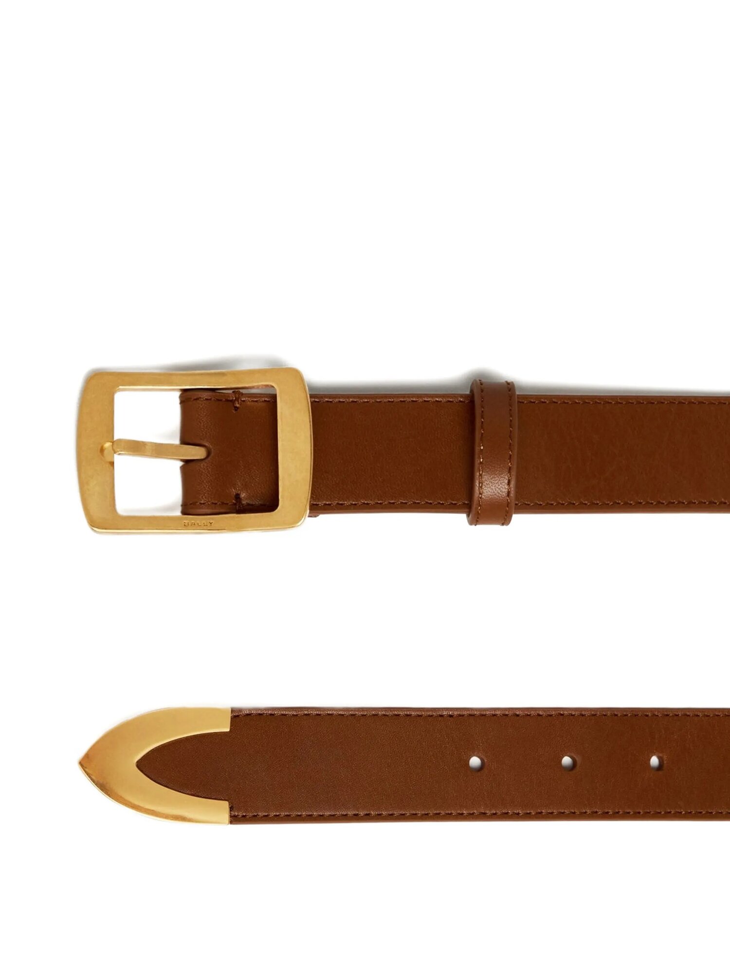 Ремень Bally для девочек, коричневый — фото 1