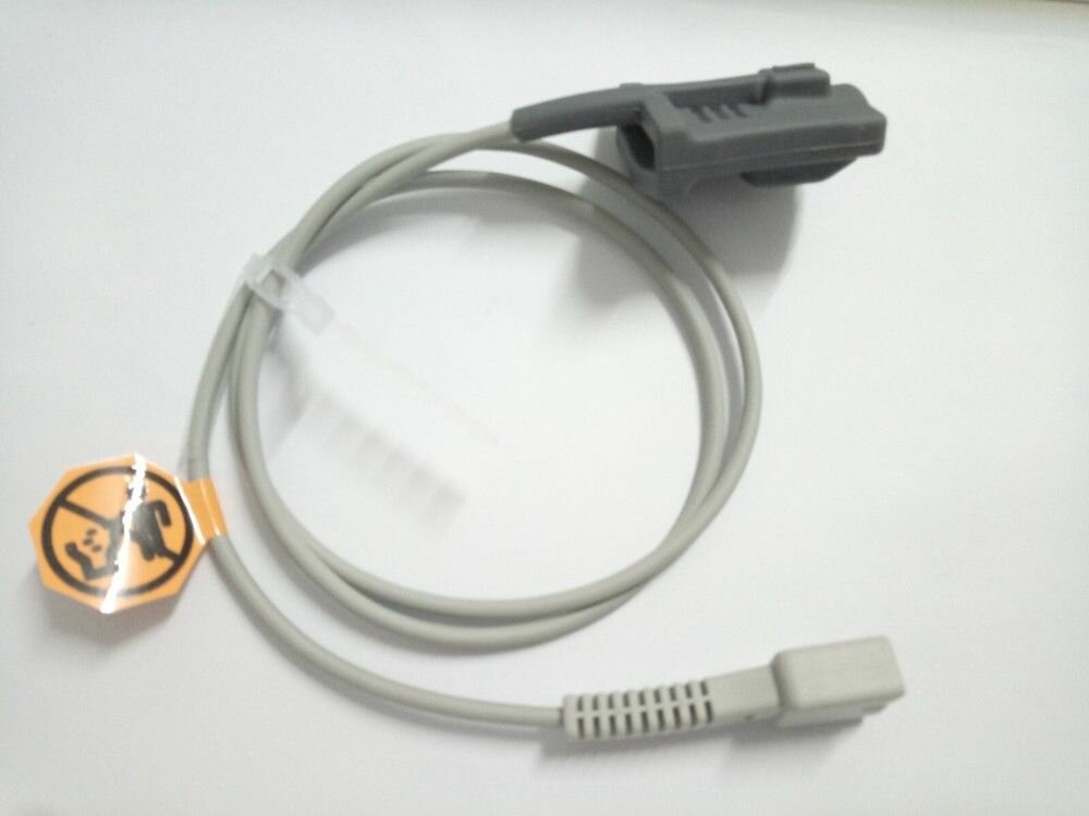 Силиконовый мягкий датчик SpO2 для взрослых — совместим с MINDRAY nellcor DB7PIN, длиной 3 фута для пульсоксиметрии