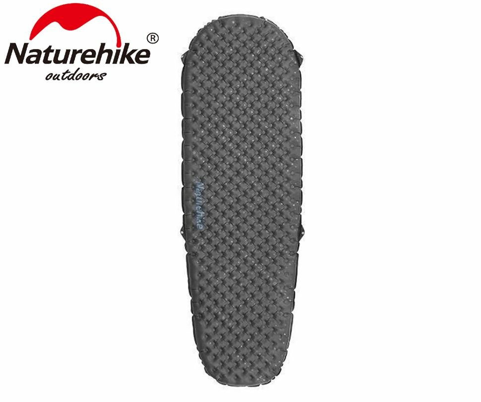 Спальный коврик Naturehike CNH22DZ018 Tuye3.5, овальный, серый (размер M: 183x58x7 см)