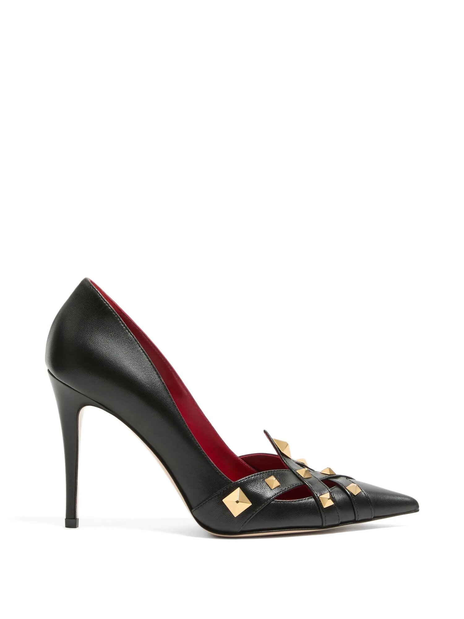 Туфли Valentino Studdy 100, размер 40,5, black/black