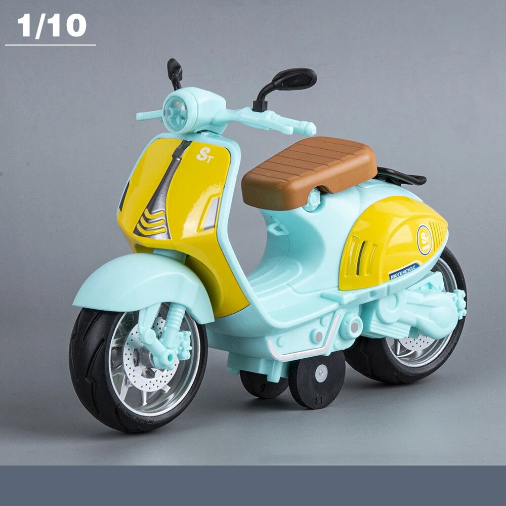 Модель мотоцикла 1:10, цвет Green