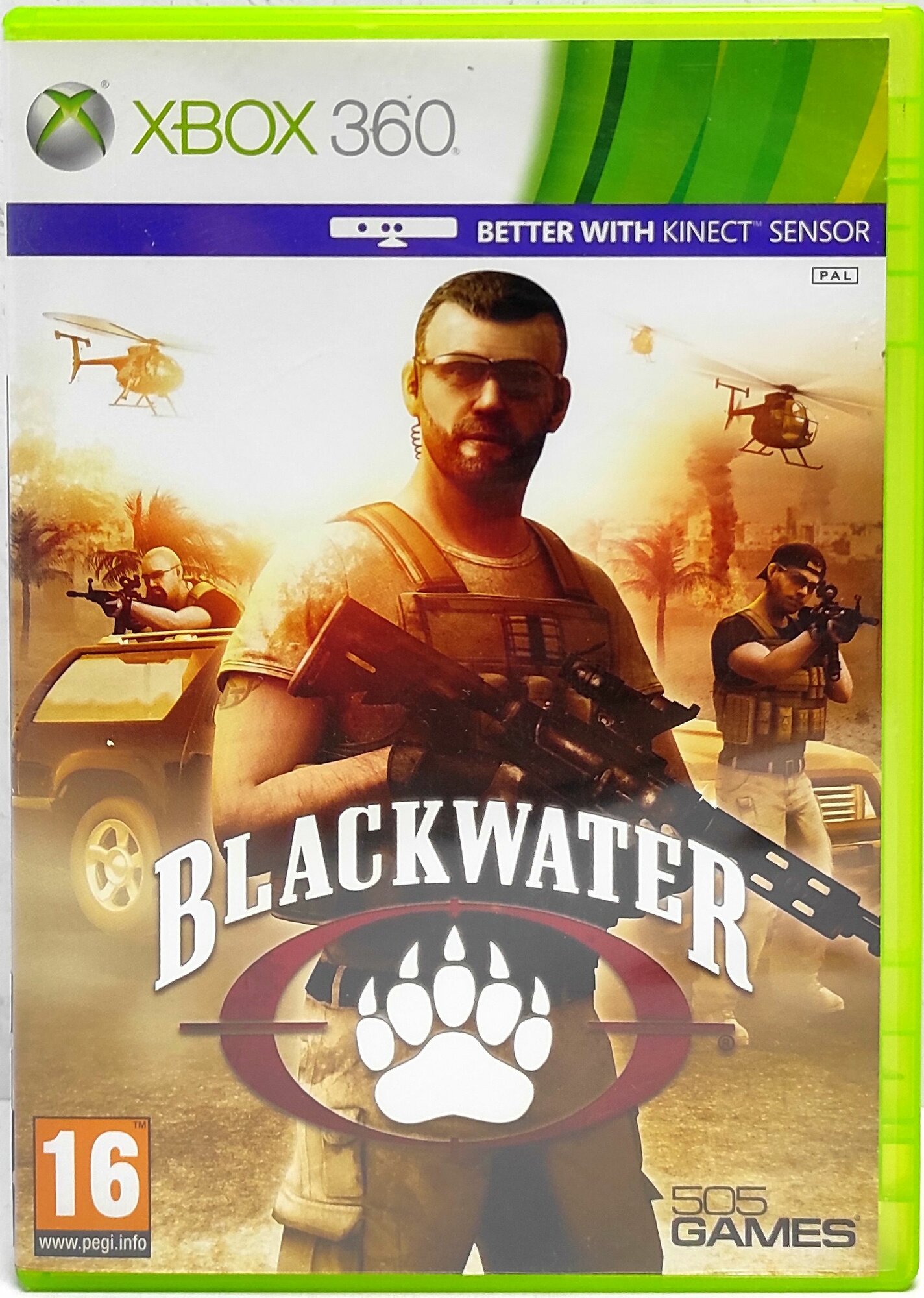 Blackwater Kinect Английский язык Видеоигра на диске для Xbox 360. Товар уцененный