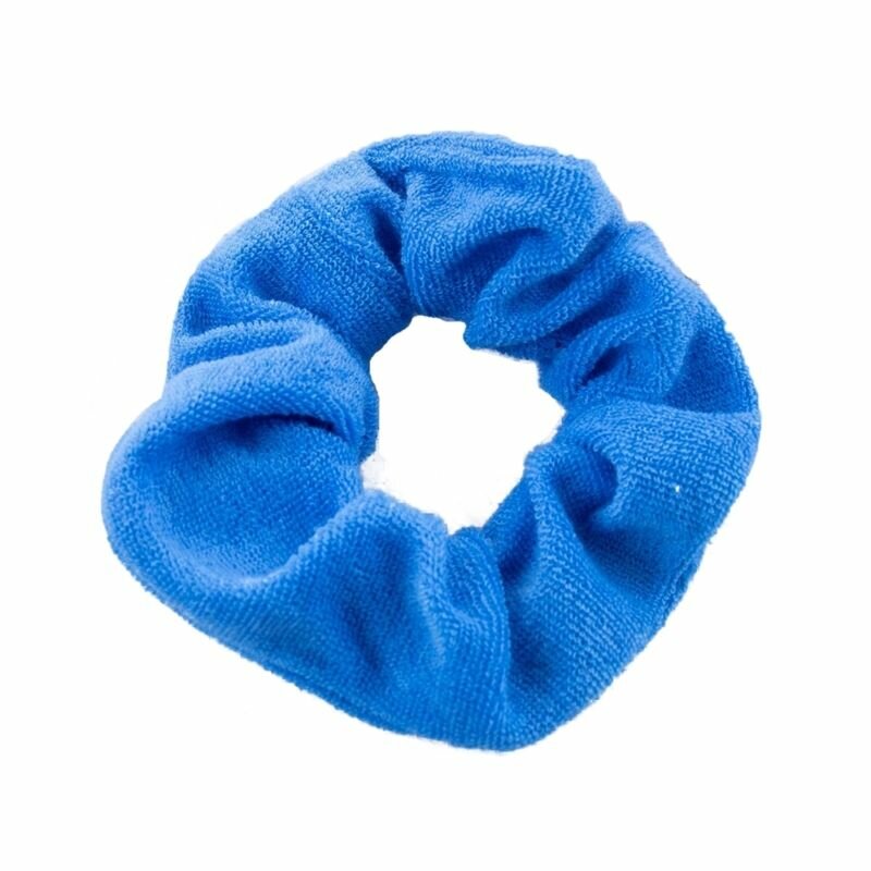 (1шт) Цветное кольцо для волос из впитывающей ткани-Klein Blue