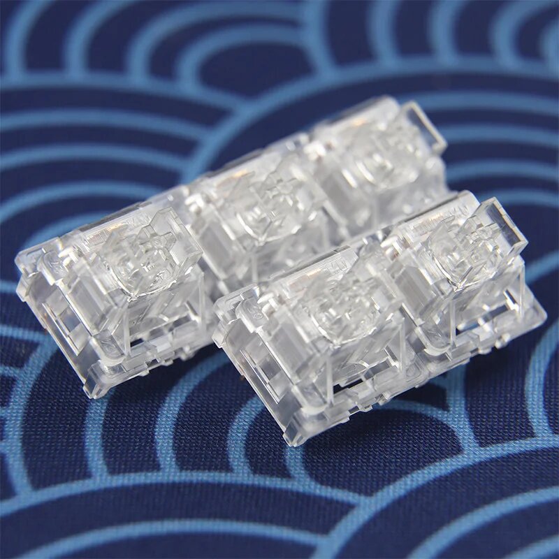 Механические переключатели OUTEMU Crystal 3pin RGB, 30 шт.