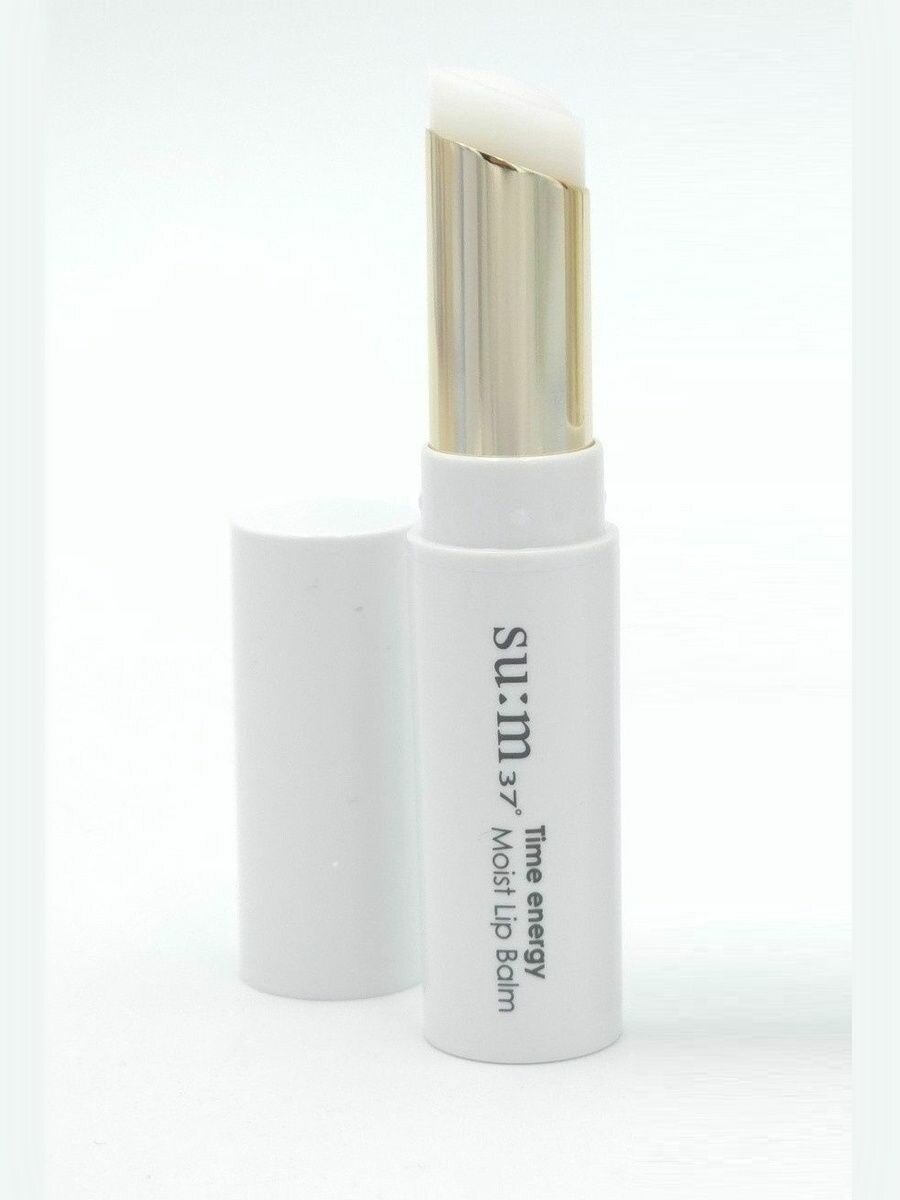 Бальзам для губ увлажняющий Бесцветный 3g SU: M37 Time Energy Moist Lip Balm