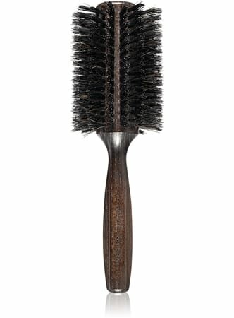 Деревянная щетка для волос Janeke Bobinga Wood Hair-Brush, коричневый, диаметр 7x23 см