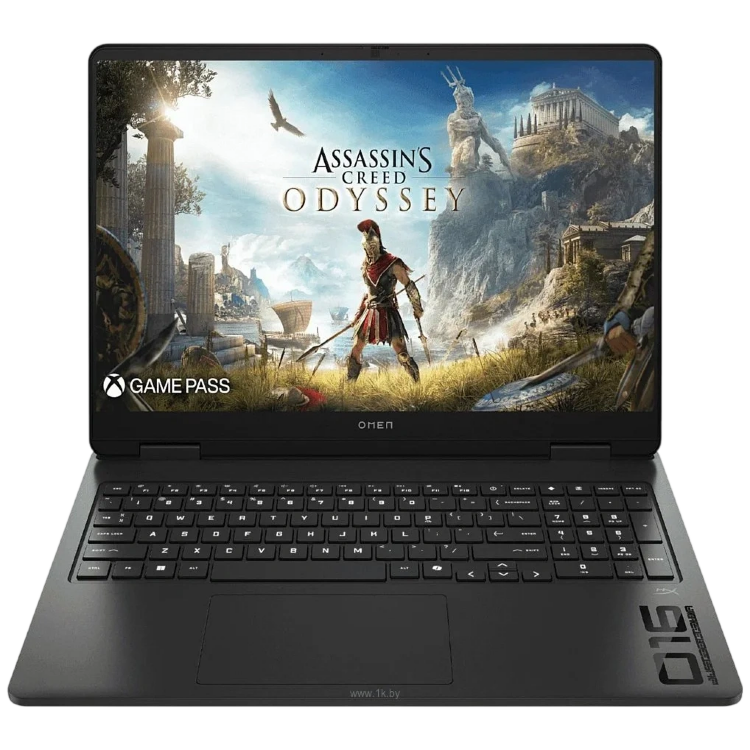 Ноутбук HP OMEN 16-ap0084ax Ryzen 9 8945HX, 16" 2K, 240Hz, 16 Гб, 1 Tb, RTX 5060 8 Гб, W11h Черный