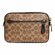 Сумка Coach Metropolitan, фактура плетеная, хаки