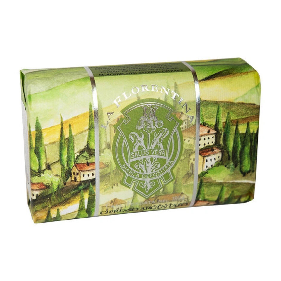 Мыло La Florentina Silver Cypress 200 гр / Флорентина Серебряный Кипарис / Сильвер Сайпресс