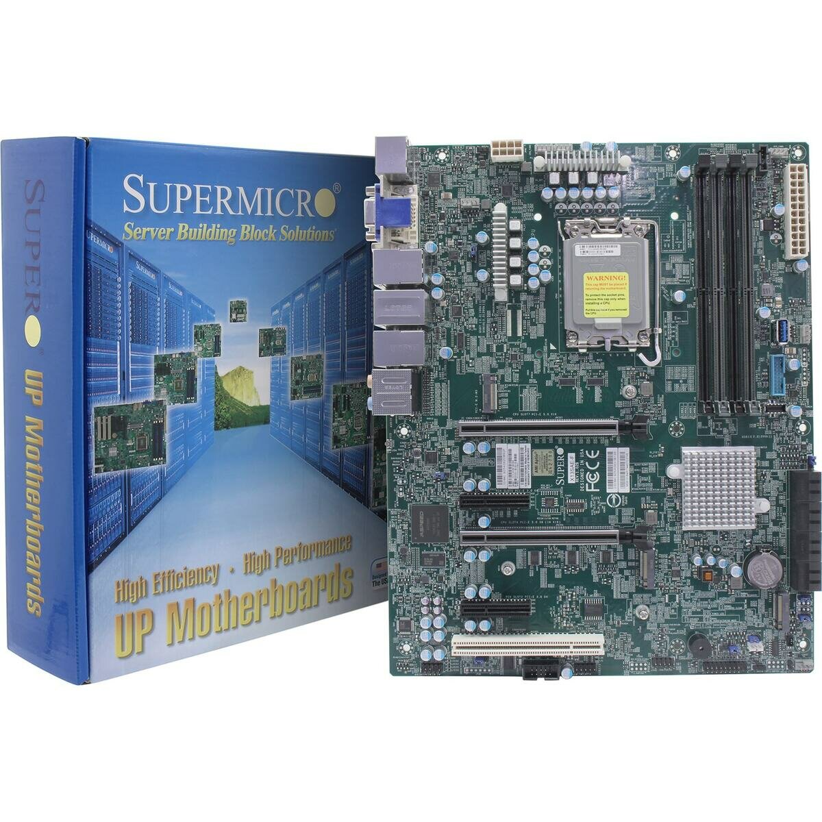 SuperMicro X13SAE-F (RTL) LGA1700 2xPCI-E DVI+HDMI+DP+Dsub 2.5GbLAN+GbLAN SATA RAID ATX 4DDR5