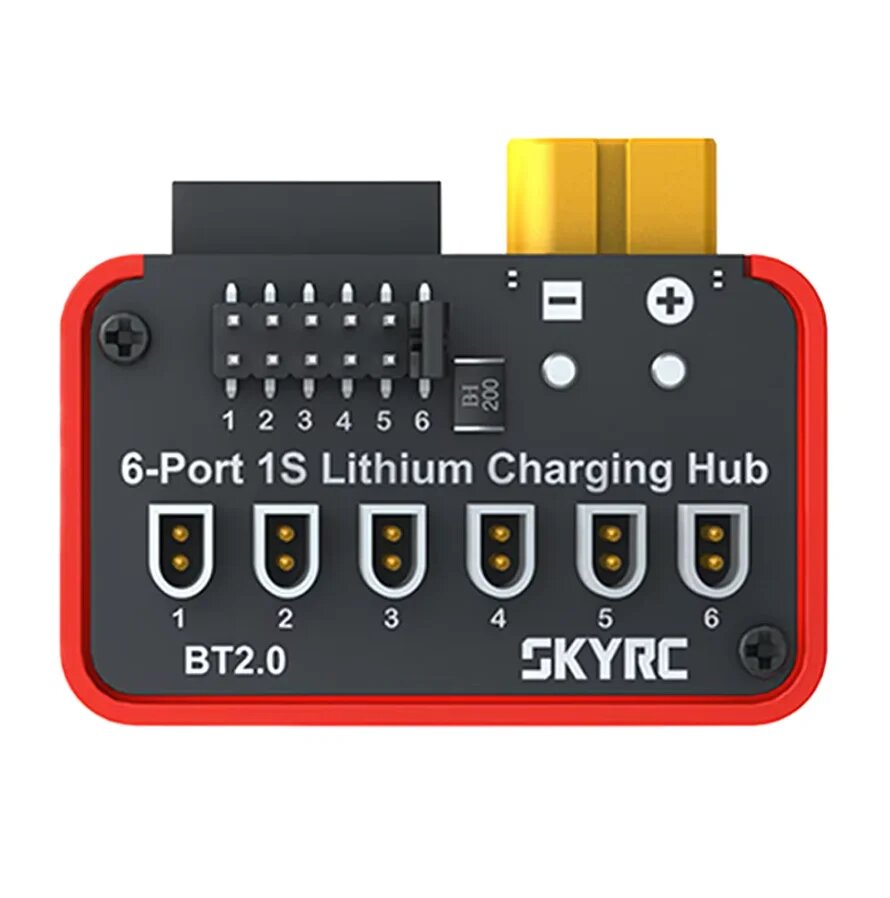SkyRC OSH 6-портовый концентратор для зарядки аккумуляторов 1S BT2.0 Port