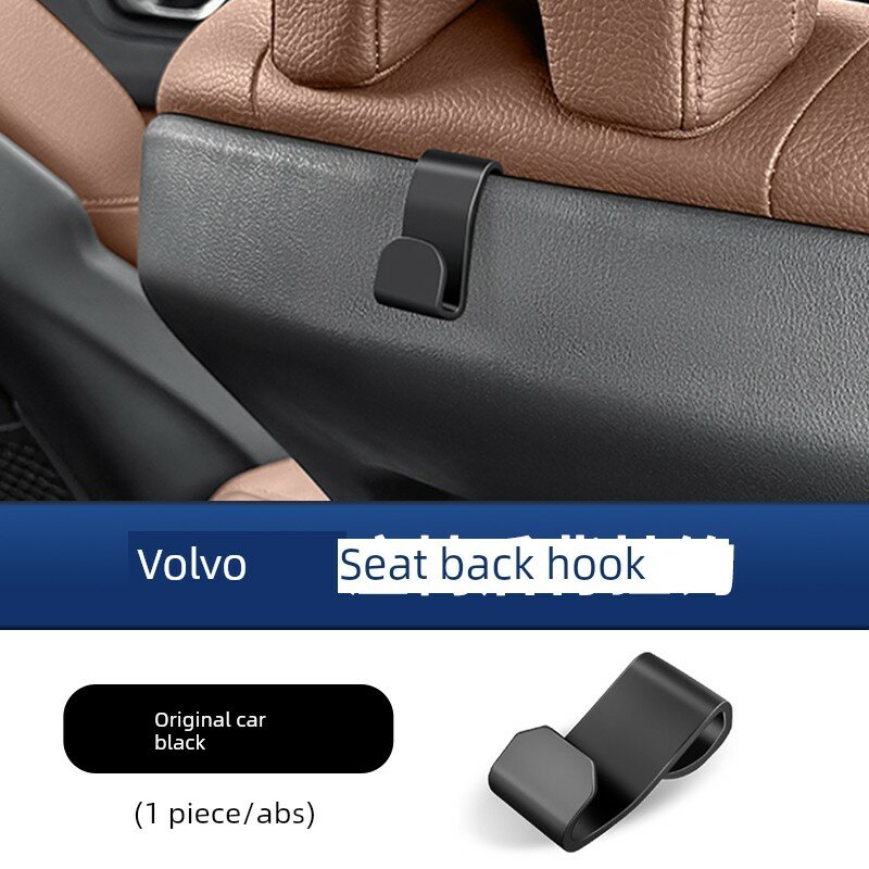 Крюк для задней спинки сиденья Volvo - Цвет оригинальный черный, одиночный крюк для моделей XC60/90, S60/90, V60/90