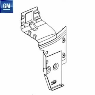 Лонжерон кузова [ORG1] GM ( оригинальная деталь ) /Opel/Chevrolet 13326390, 1 шт.
