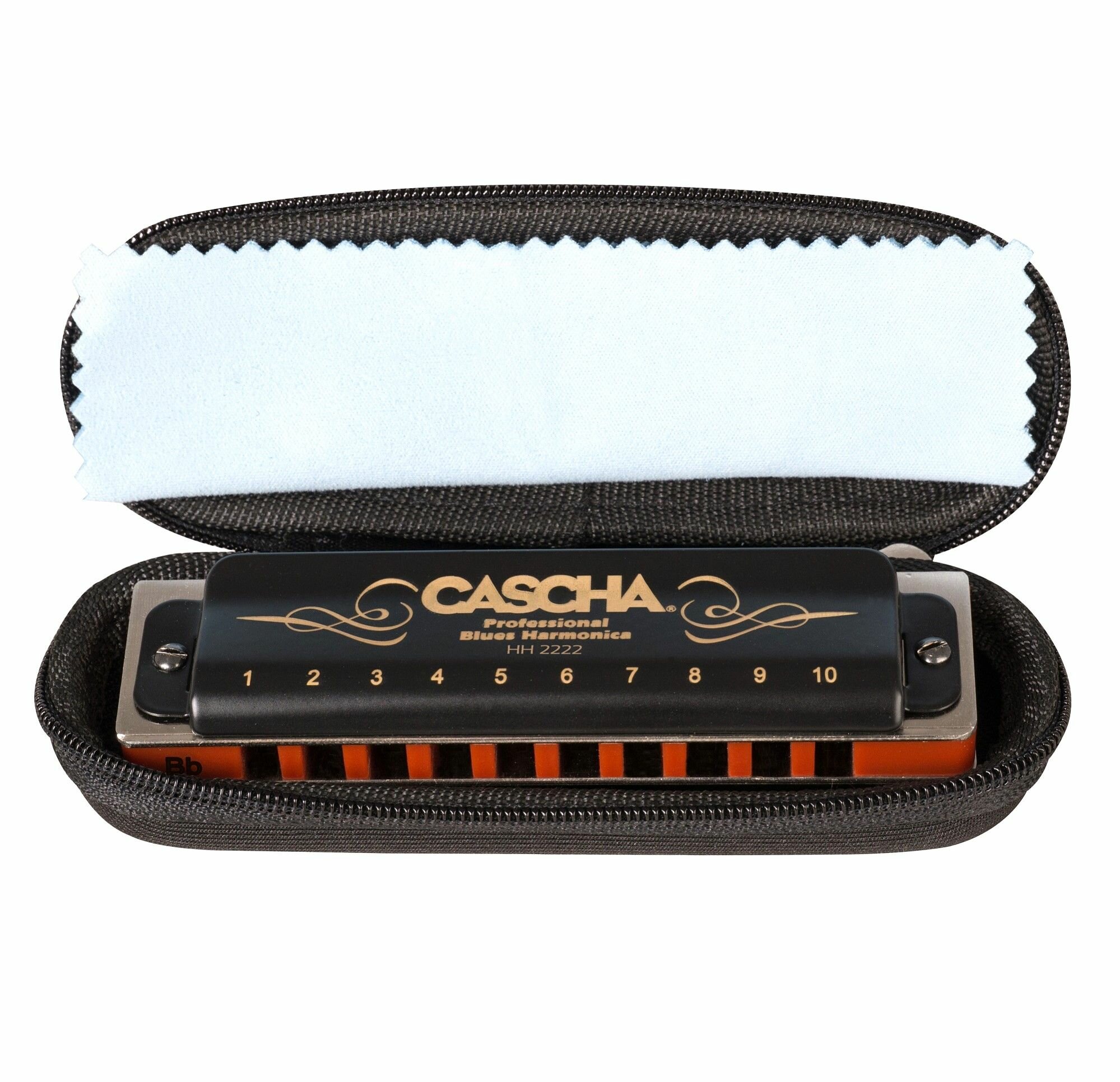 Губная гармошка Cascha Professional Blues Bb